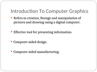 Introduction to Computer Graphics or CG.ppt