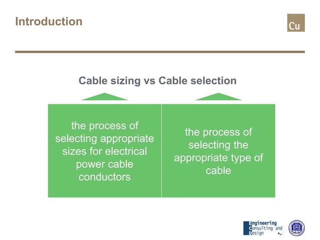 Principles of Cable Selection | PDF