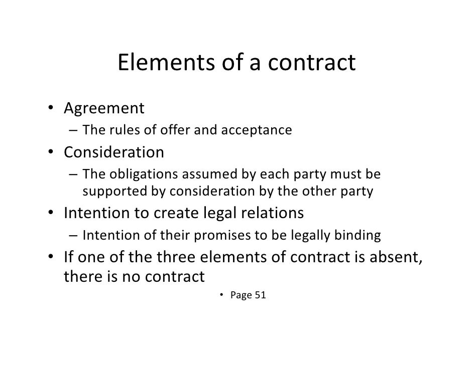 0101the Law Of Contract