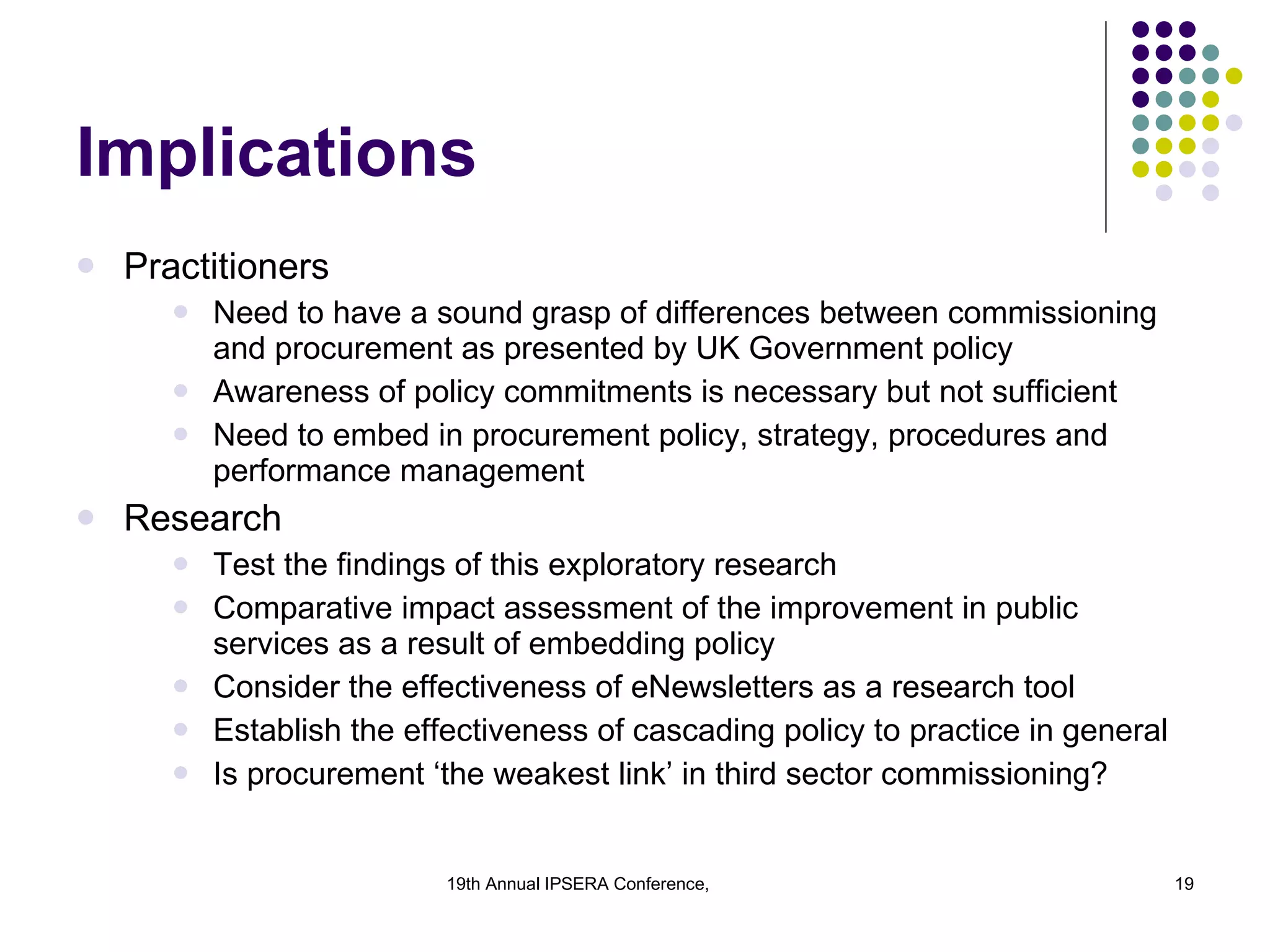 Third sector commissioning & Procurement | PPT