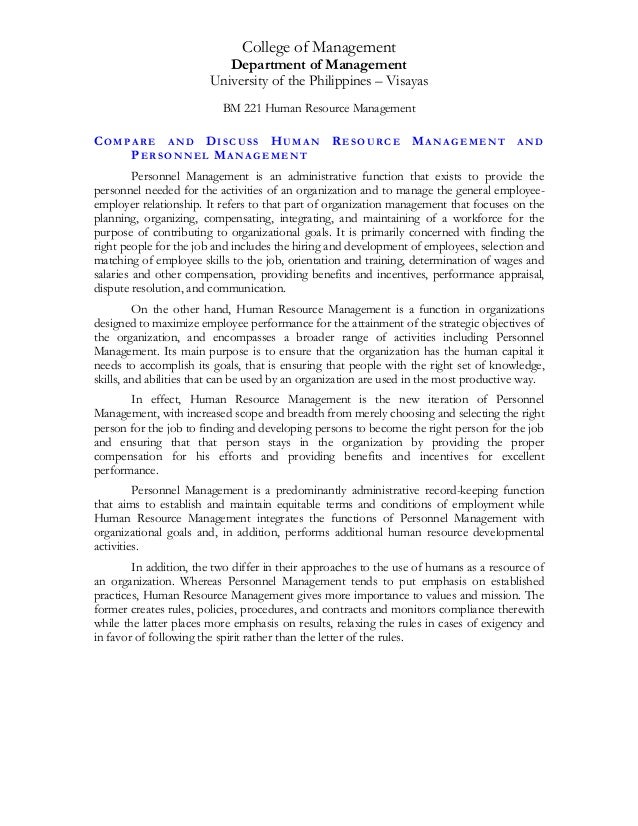 01020 final examinations human resource management 2016