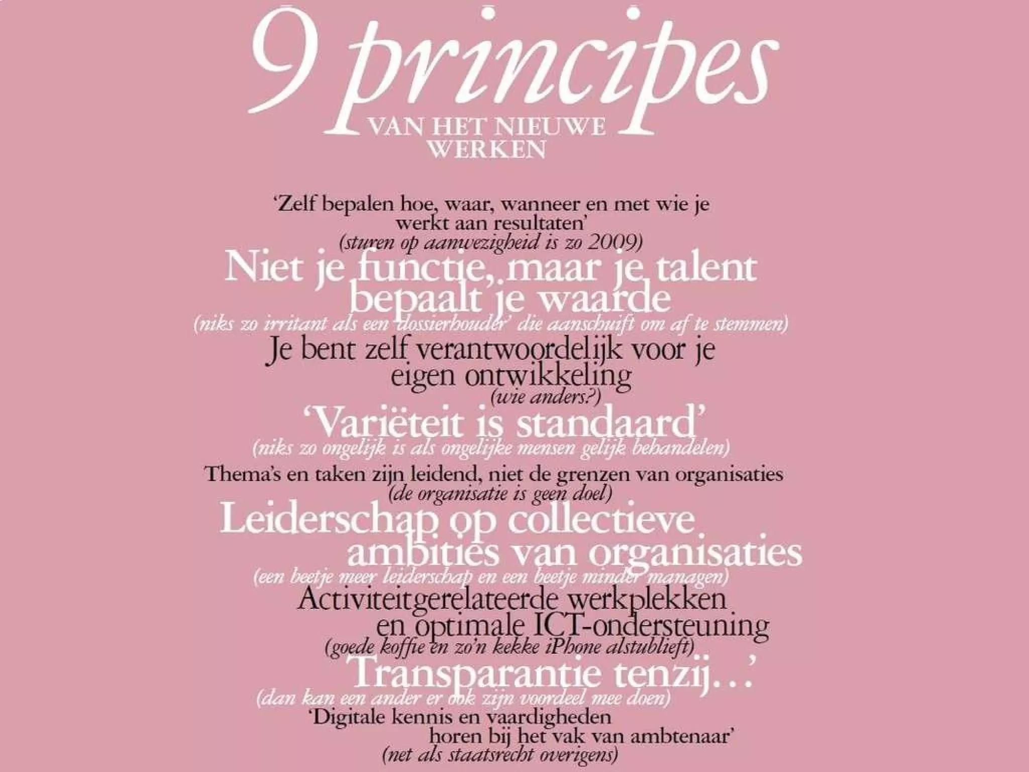 Presentatie Het nieuwe werken | PPT