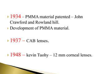 01 & 02 Introduction & history of Contact Lenses.pptx