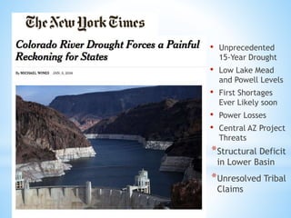 Moving Forward on Agricultural Water Conservation in the Colorado River ...