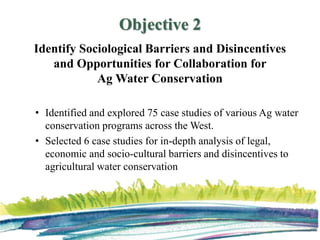 Moving Forward on Agricultural Water Conservation in the Colorado River ...