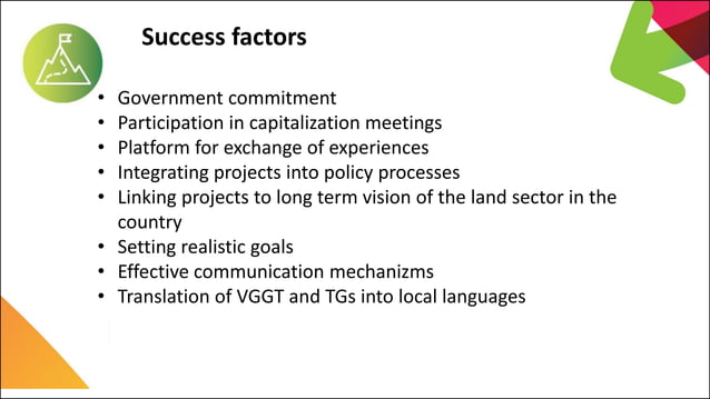 EU Land Governance Programme 7th Capitalization Meeting - Transversal ...