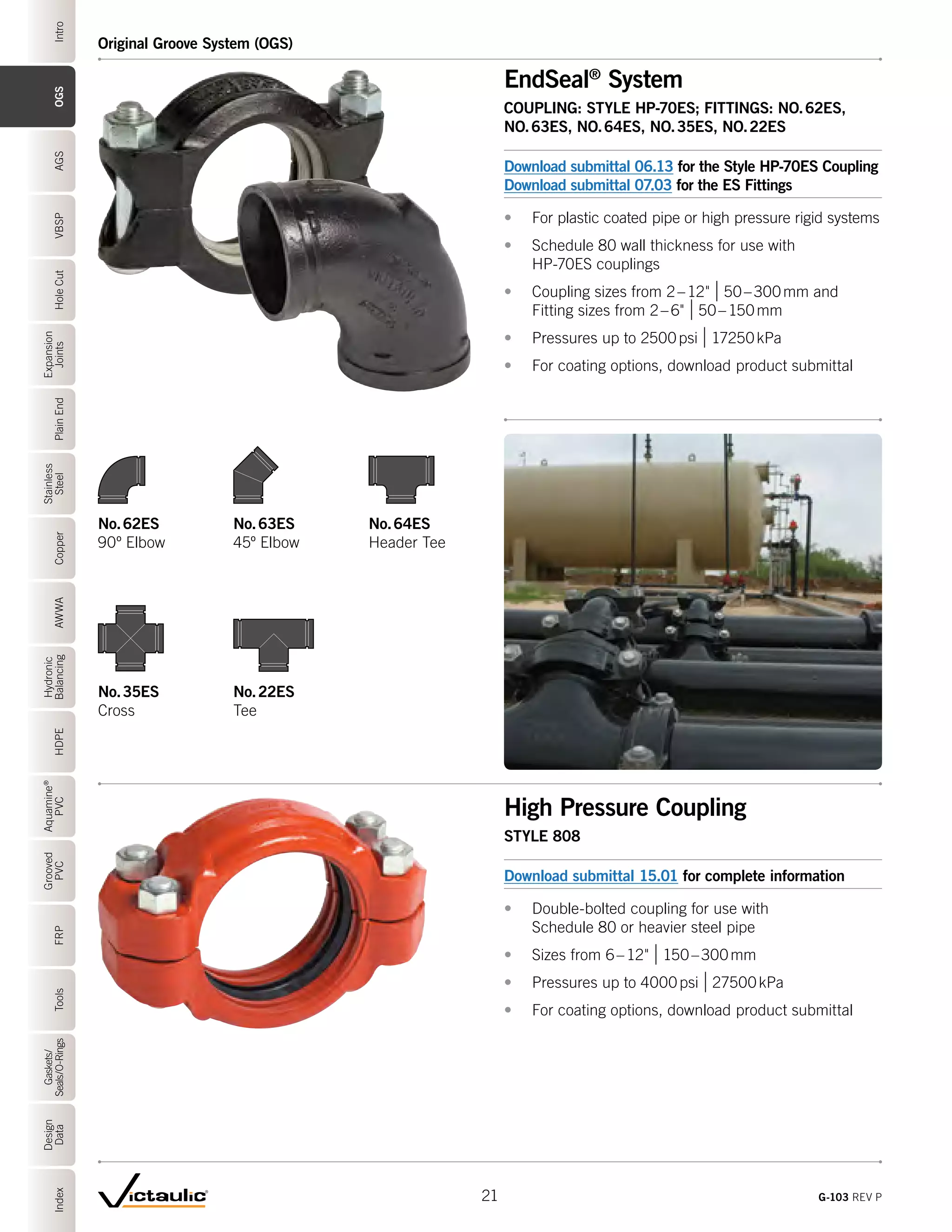 Victaulic- G-103 - Product Catalog | PDF