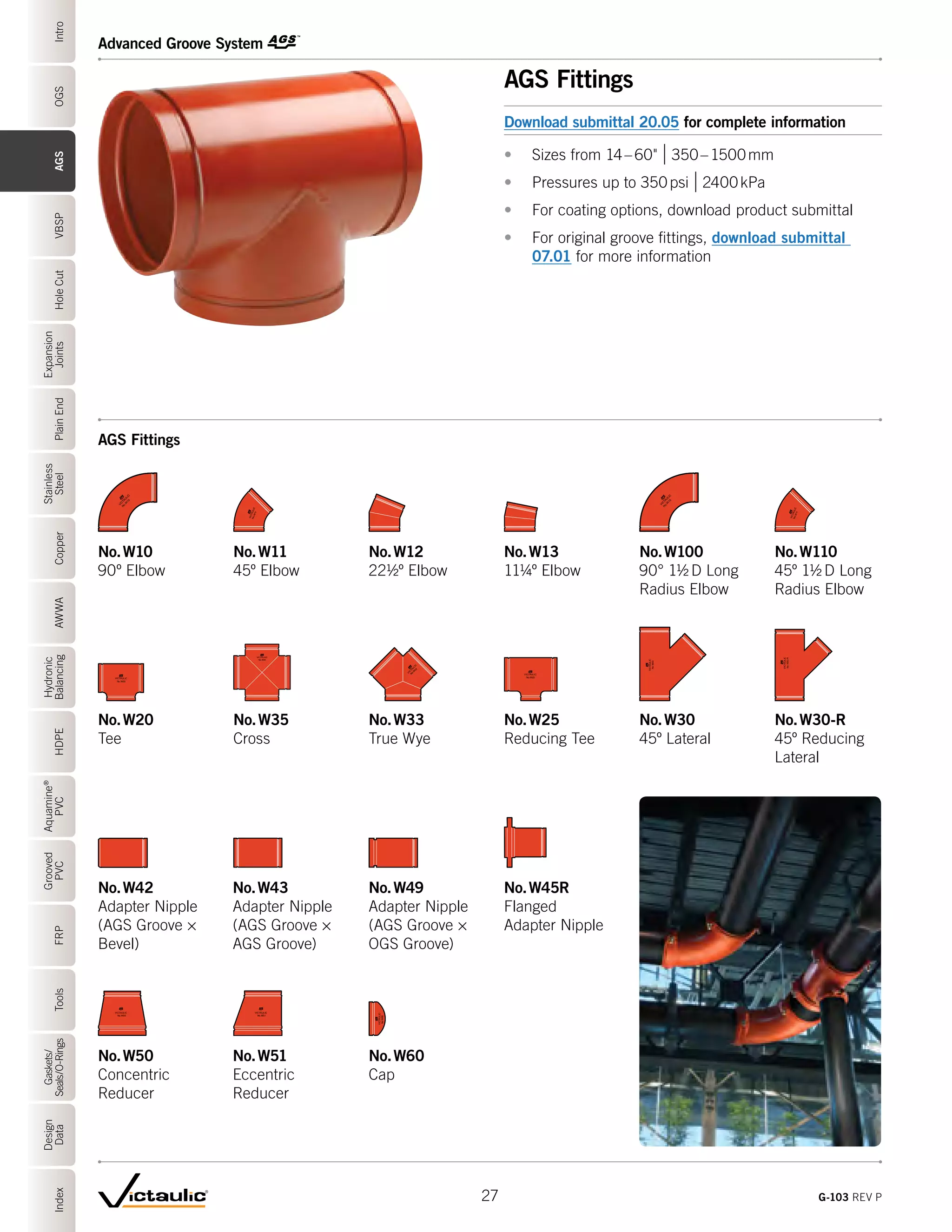 Victaulic- G-103 - Product Catalog | PDF