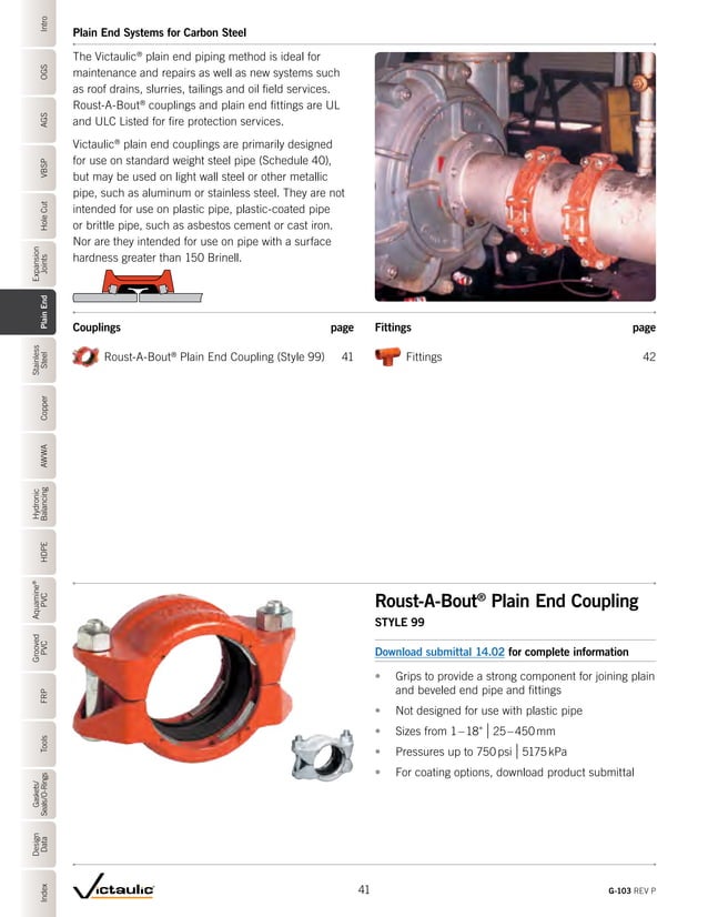 Victaulic- G-103 - Product Catalog | PDF | World/International Music ...