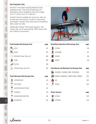 Victaulic- G-103 - Product Catalog | PDF