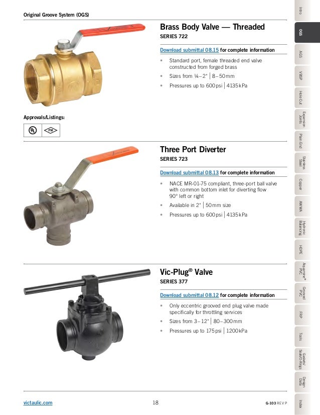 Victaulic- G-103 - Product Catalog