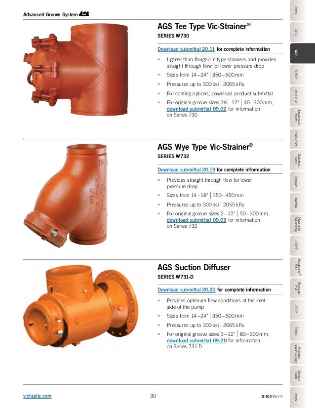 Victaulic- G-103 - Product Catalog