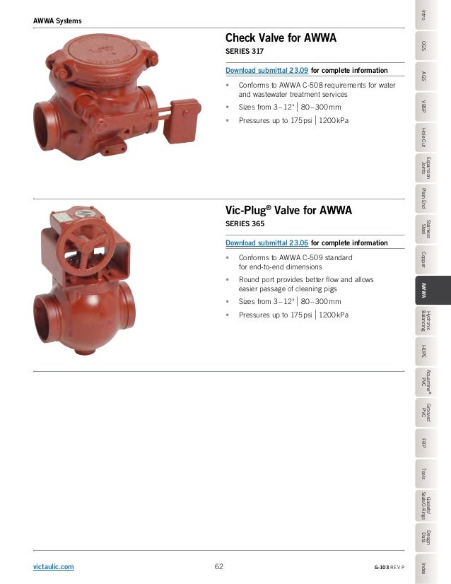 Victaulic- G-103 - Product Catalog