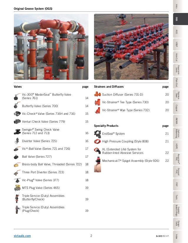 Victaulic- G-103 - Product Catalog
