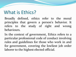 0104 report ethics and accountability in the government | PPTX
