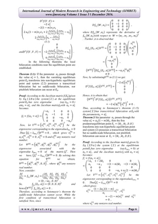 The Bifurcation of Stage Structured Prey-Predator Food Chain Model with ...