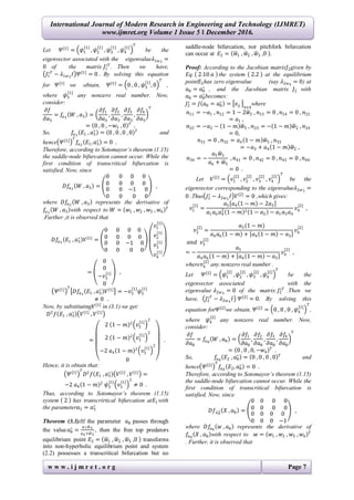 The Bifurcation of Stage Structured Prey-Predator Food Chain Model with ...