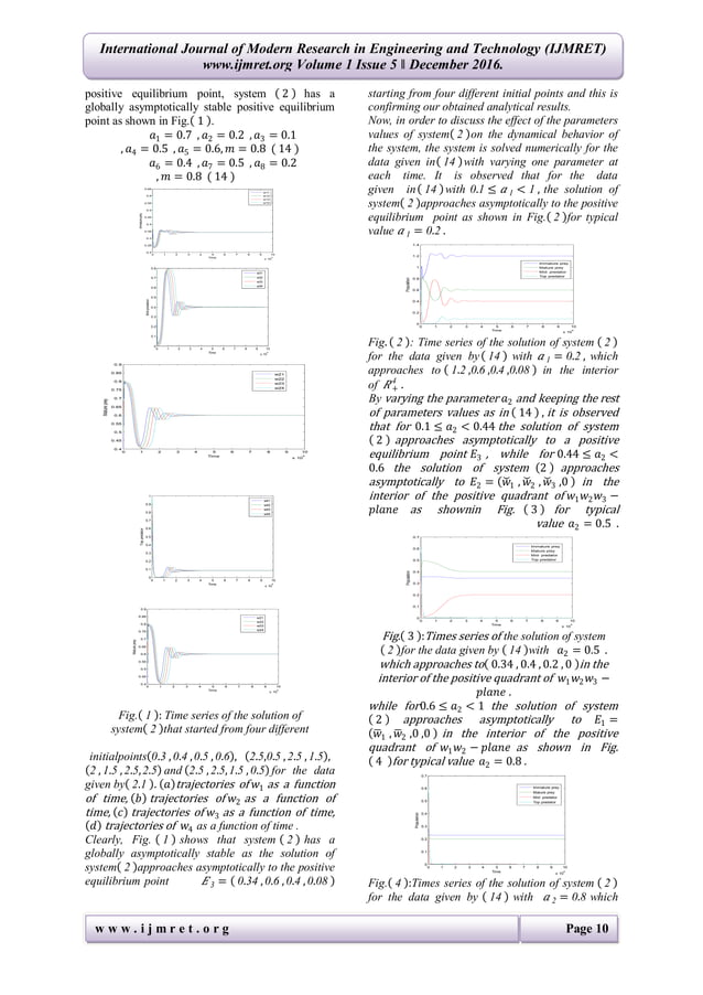 The Bifurcation of Stage Structured Prey-Predator Food Chain Model with Refuge | PDF | Physics ...