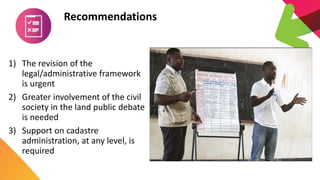 Land rights and sustainable land management in the central highlands of ...