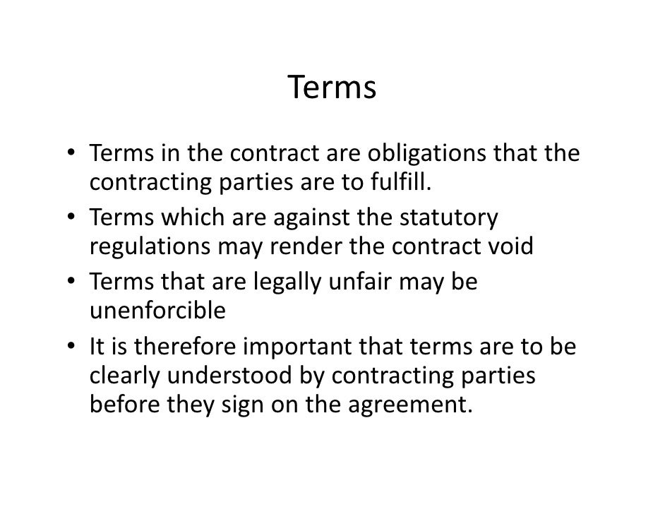 0105terms And Standard Form Contract 0105terms And Standard Form Contract