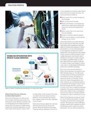 Hitachi Cloud Solutions Profile | PDF | Cloud Computing | Internet