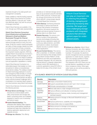 Hitachi Cloud Solutions Profile | PDF | Cloud Computing | Internet