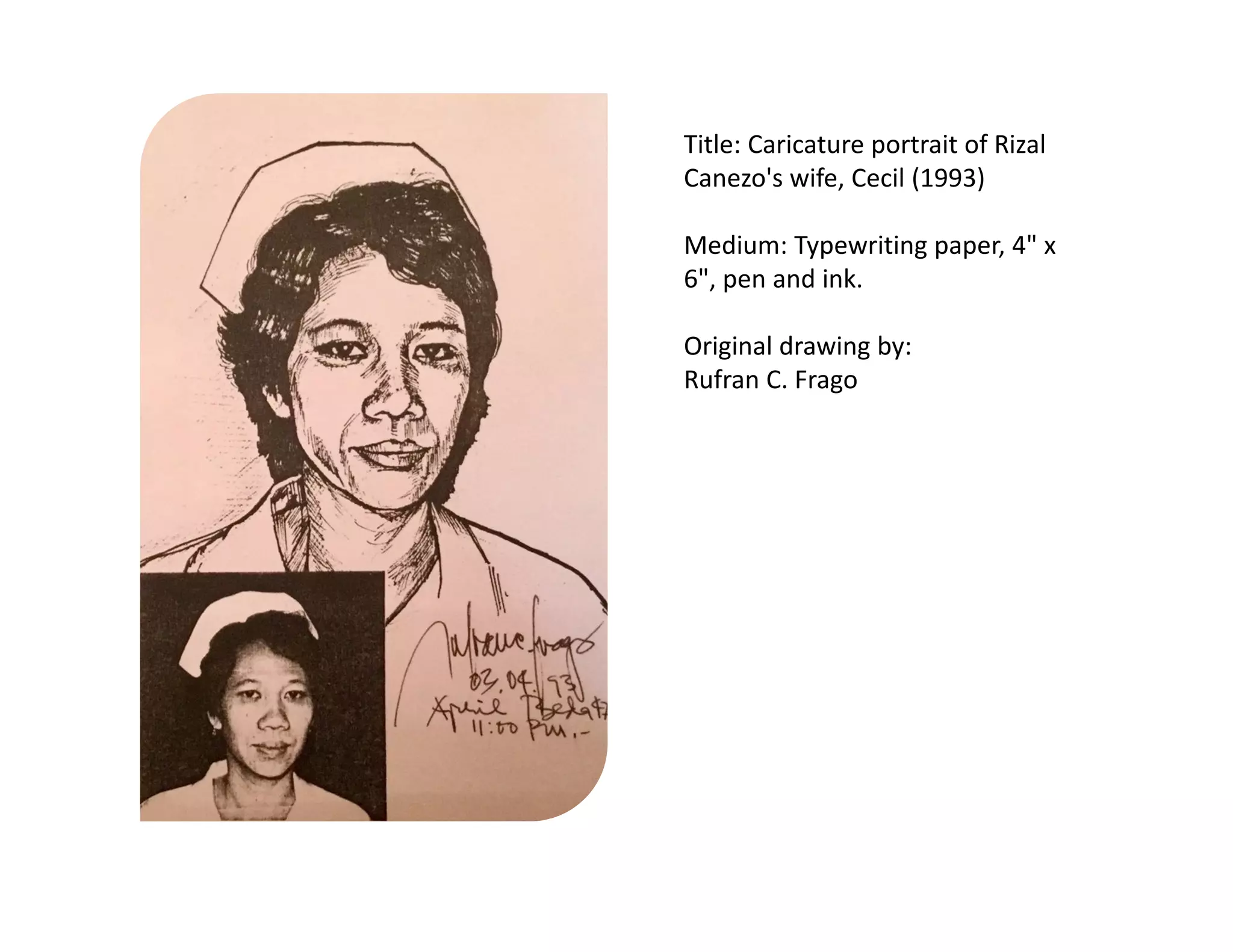 010717 Cecil Canezo (Caricature/Portrait) | PDF