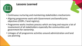 SUPPORT TO THE ATTAINMENT OF VISION 2030 THROUGH DEVOLVED LAND REFORMS ...