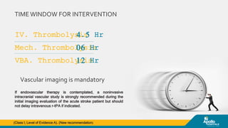Intervention in acute ischemic stroke | PPTX