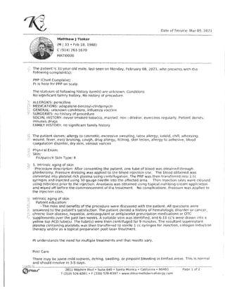 01/08/21 Hootan Zandifar botched a simple Follicular Unit Excision (FUE) Hair Transplant ...