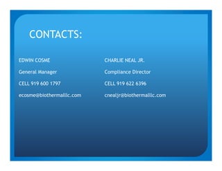 2010 Biothermal Presentation | PPT