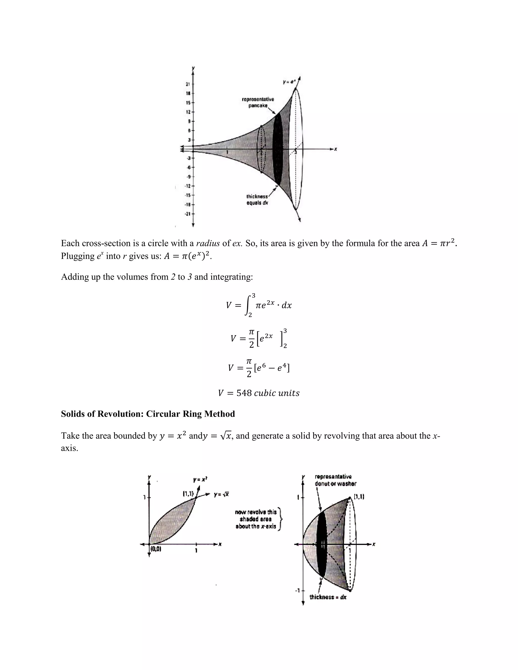 010 applications of integral calculus | PDF