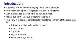 010a (PPT) Flow through pipes.pdf . | PDF