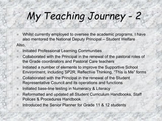 My journey updated 2016 | PPT