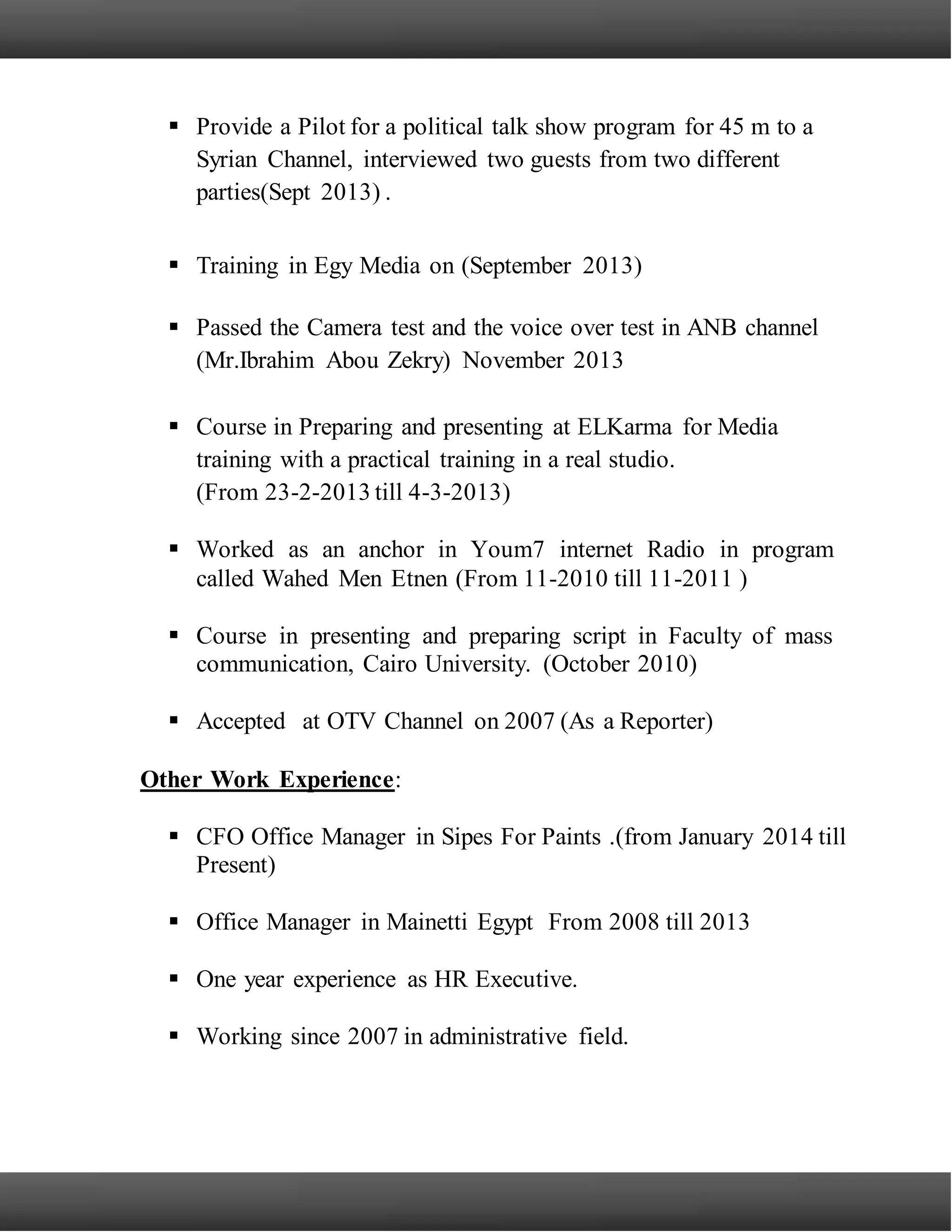 Rabab Elnaggar-News Presenter | DOCX