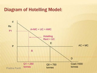 010 hotelling optimum exhaustion of a non renewable resource | PPSX