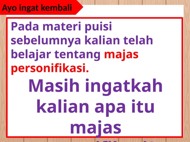 MATERI majas metafora kelas 5 mudah dimengerti | PPTX