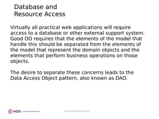 Web Component Development Using Servlet & JSP Technologies (EE6) - Chapter 10 - More Options for ...