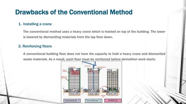 the kajima cut and take down method | PPTX | Civil Engineering Industry ...