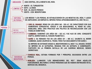 LOS PERSAS y/o CULTURA PERSIA | PPT