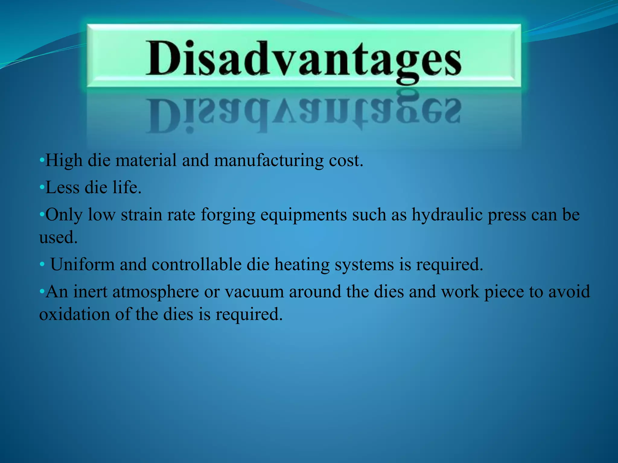 ISOTHERMAL FORGING | PPTX
