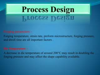 ISOTHERMAL FORGING | PPTX