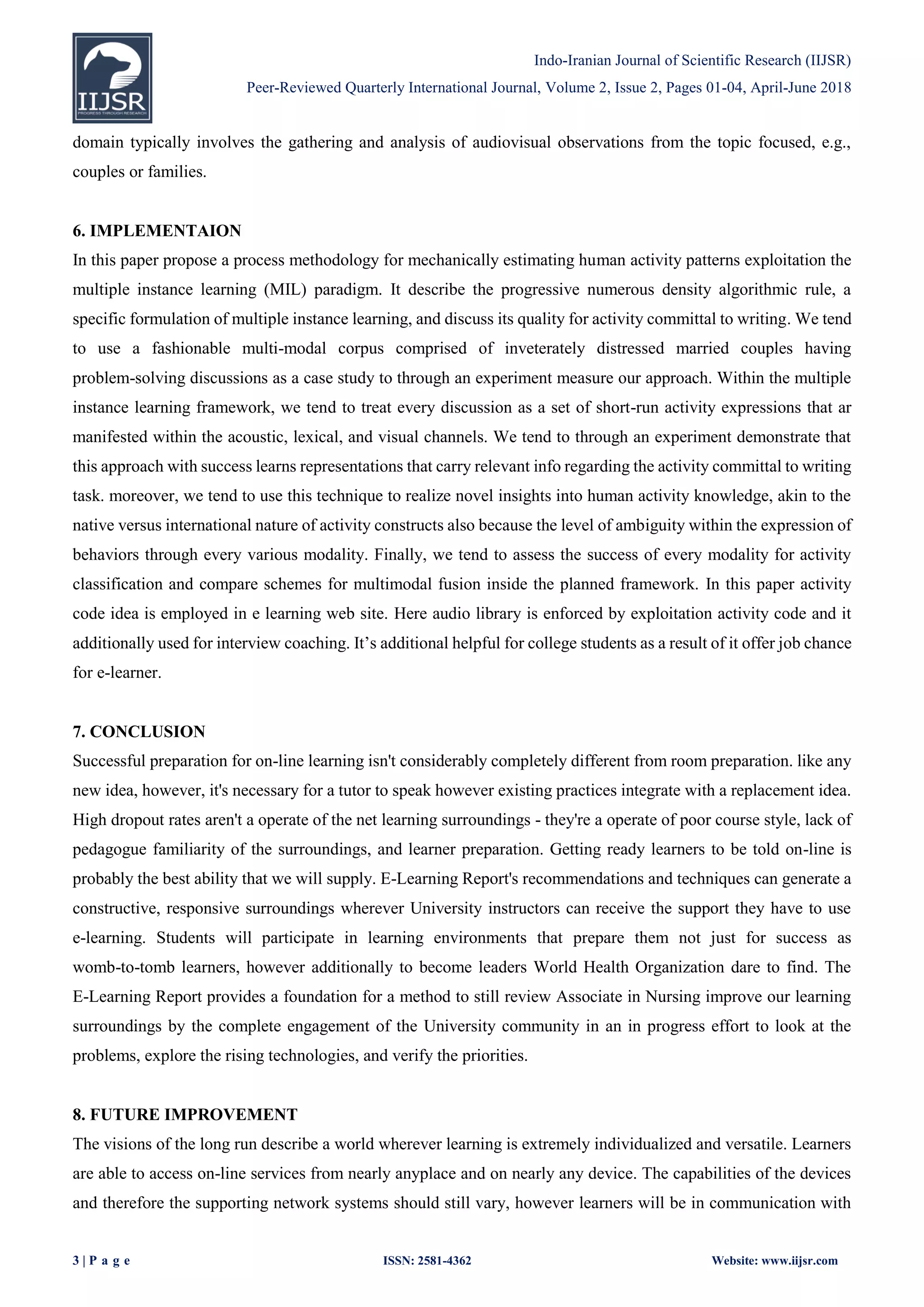 Multiple Instance E-Learning Behavioural Coding | PDF | Web Development | Internet