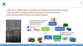 INNOVATIVE EDFM TECHNOLOGY FOR REFRACTURING SIMULATION | PDF