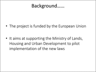 Promoting Responsible Land Governance for Sustainable Agriculture in ...