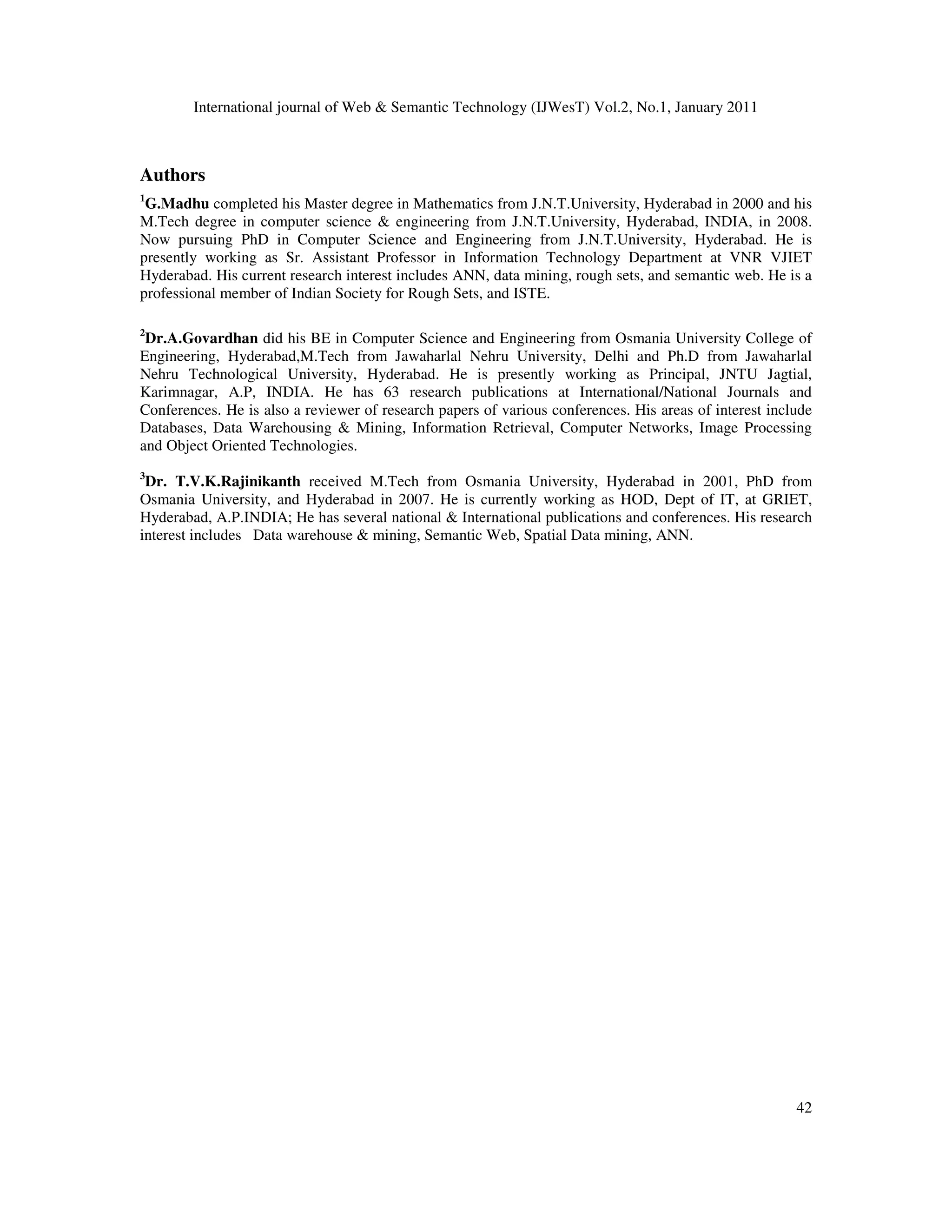 Intelligent Semantic Web Search Engines: A Brief Survey | PDF