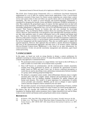 A HUMAN-CENTRIC APPROACH TO GROUP-BASED CONTEXT-AWARENESS | PDF