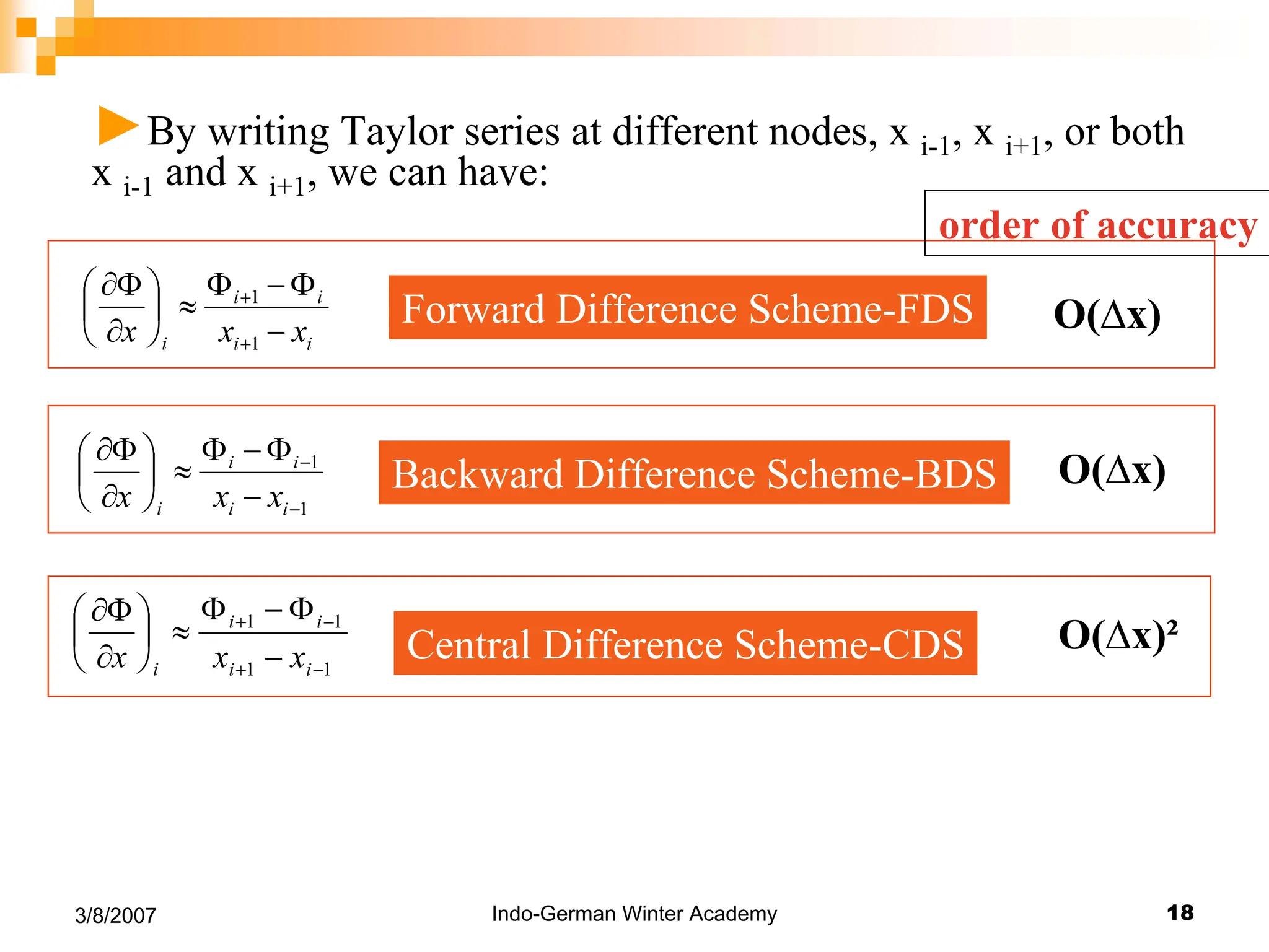 CFD discretisation methods in fluid dynamics | PDF