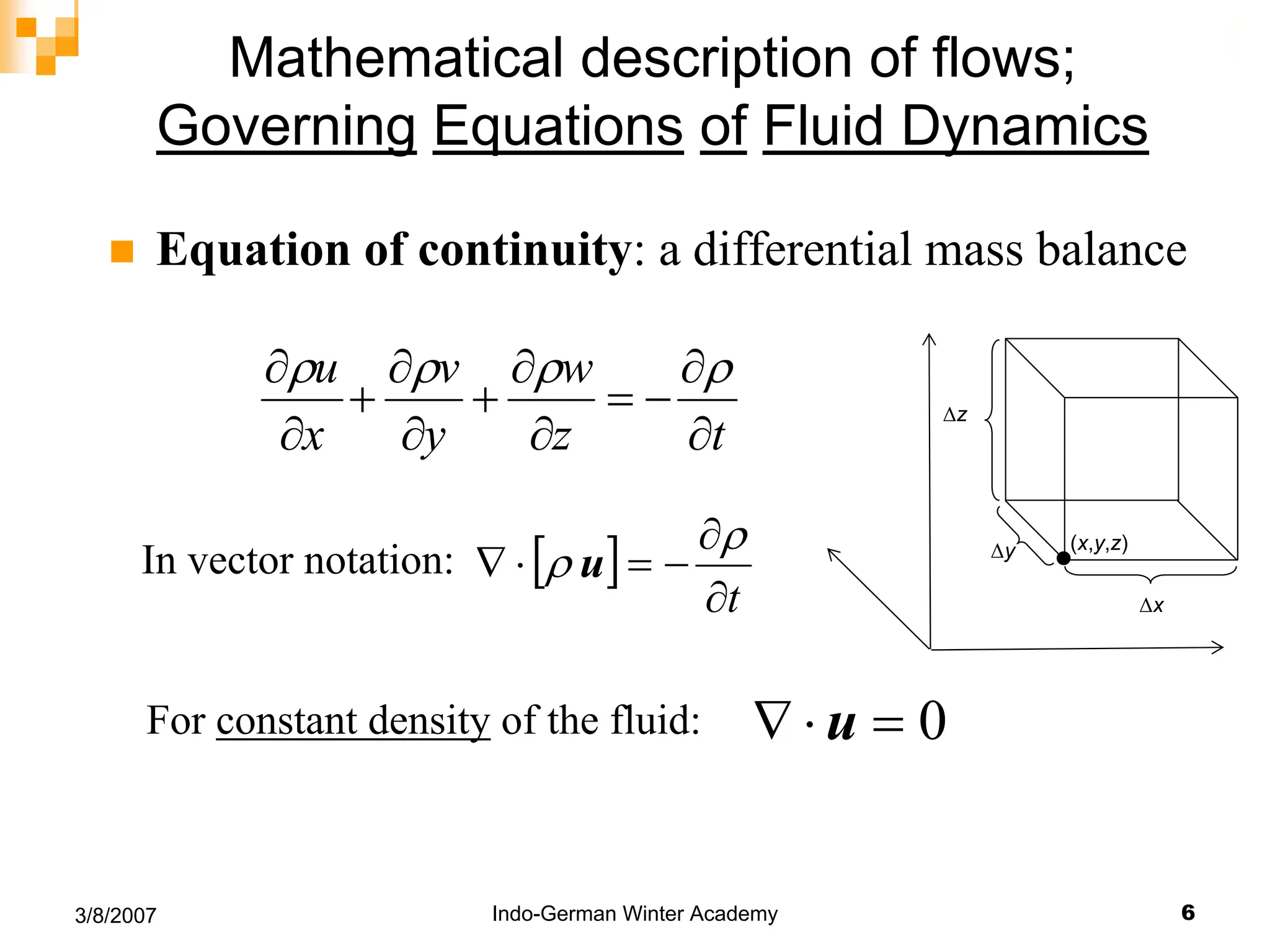CFD discretisation methods in fluid dynamics | PDF