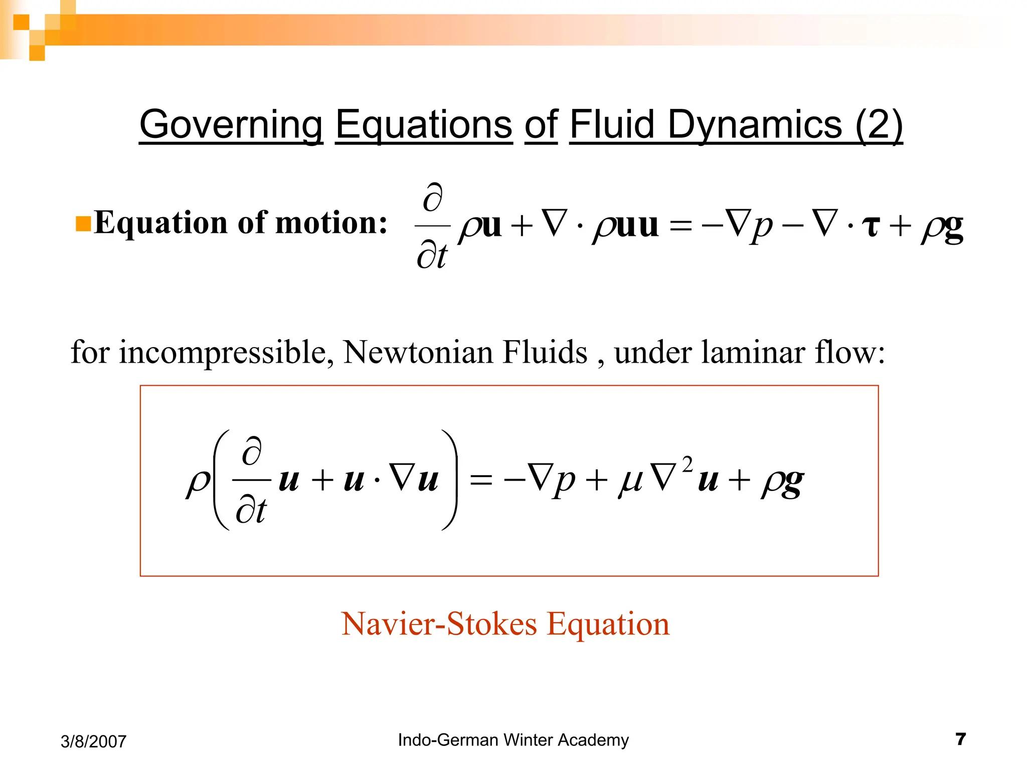 CFD discretisation methods in fluid dynamics | PDF